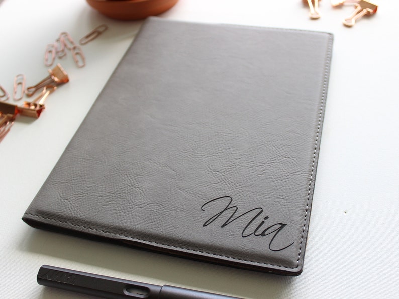 Personalized Padfolio, Custom Engraved Padfolio for Men, Corporate Gift ...