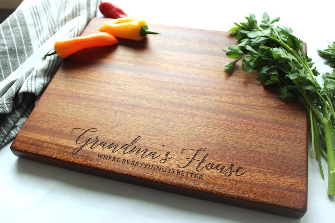 Mothers Day Cutting Board Custom Engraved to Order for Grandmother ...