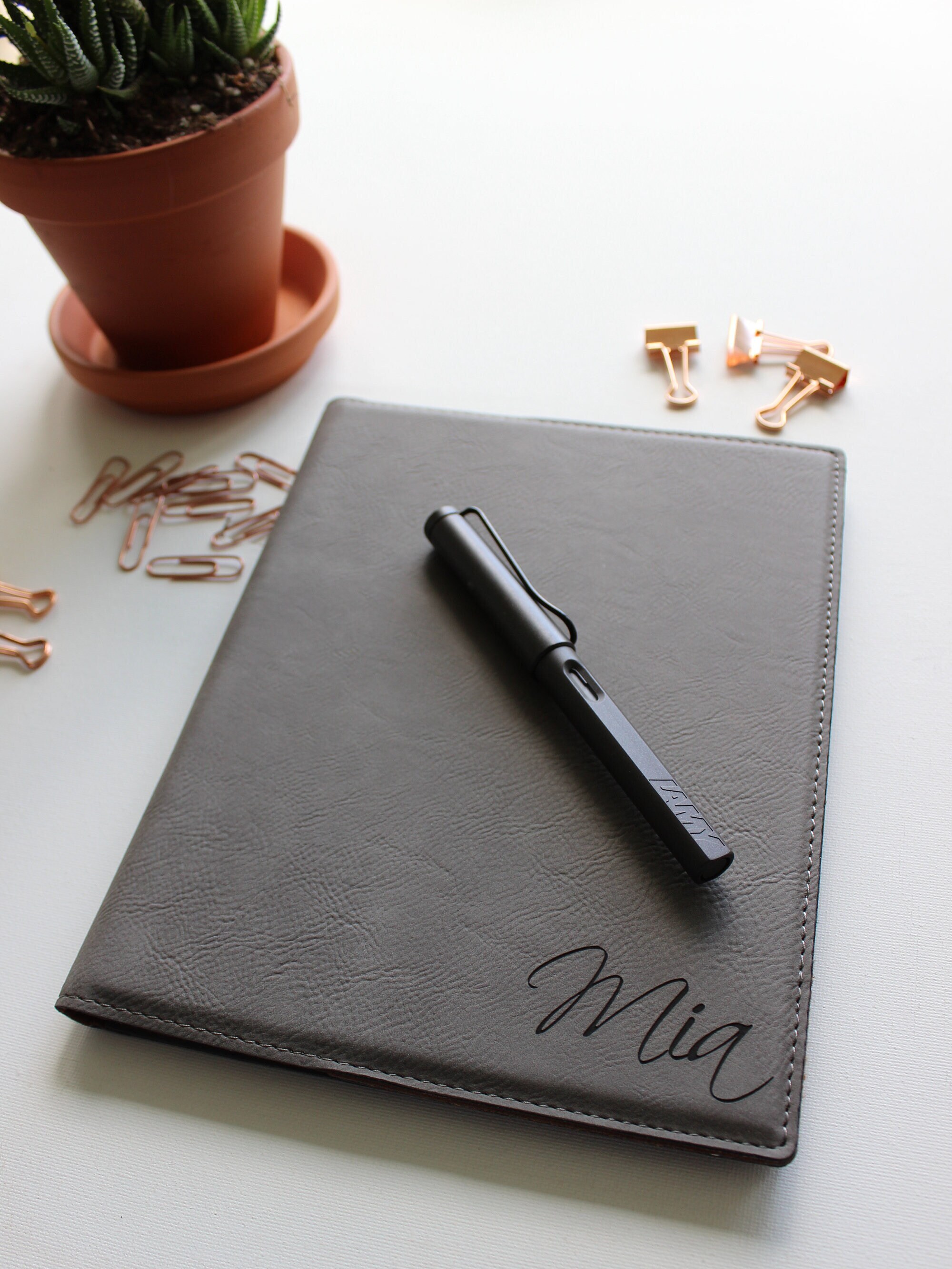 Personalized Padfolio, Custom Engraved Personalized Portfolio, Business ...