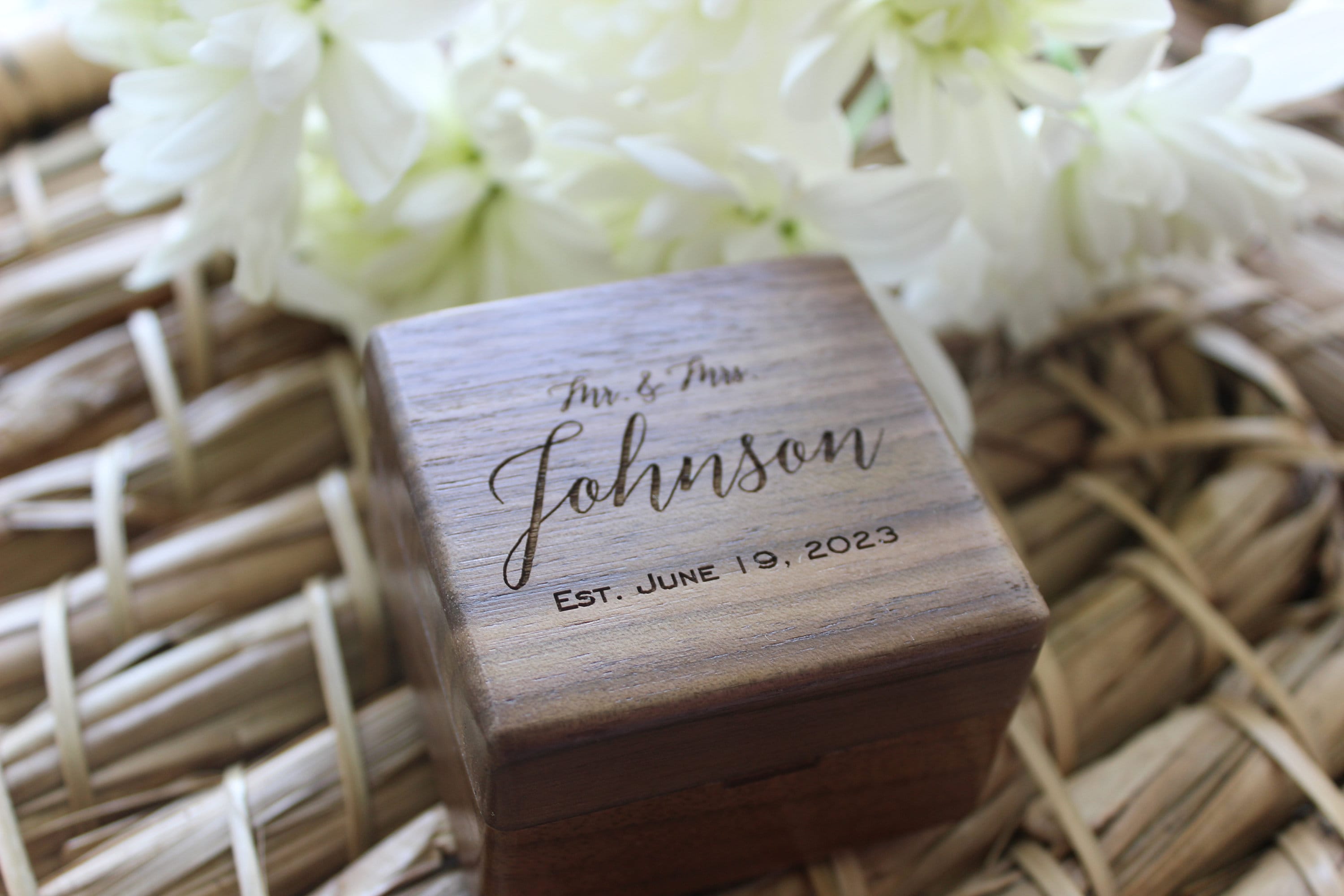 Proposal Ring Box Wooden Ring Box Custom Engagement Ring - Etsy