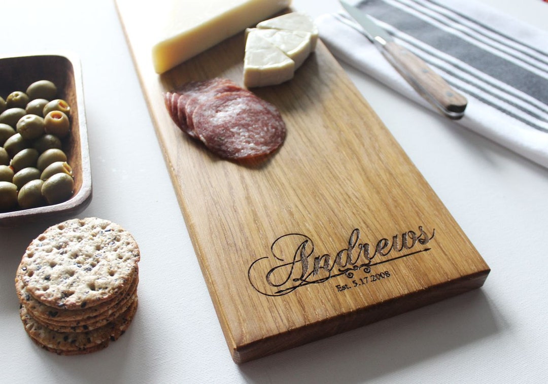 Personalized Cheese Board, Custom Engraved Charcuterie, Corporate Gift ...