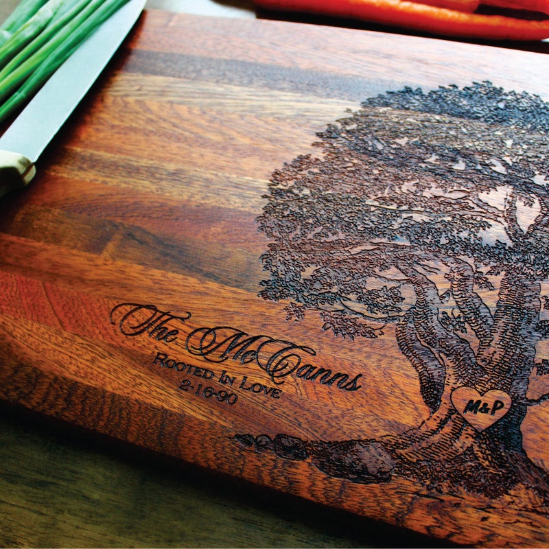 Tree With Initials Svg - Etsy