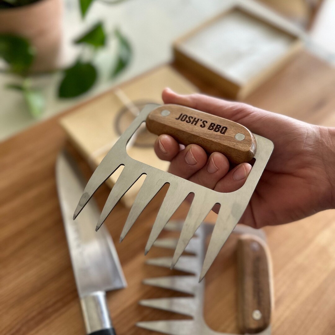 Personalized BBQ Meat Shredder Claws, 1 Set of Personalized Pulled Pork ...