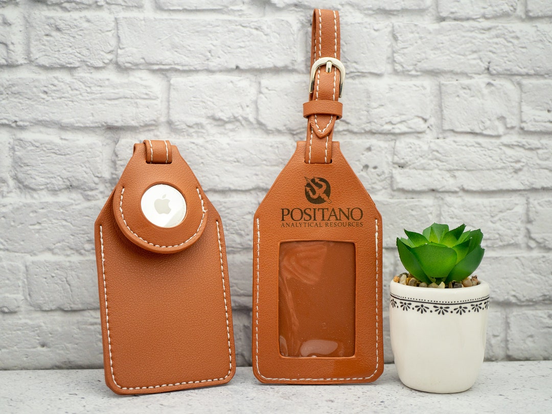 Custom Logo AirTag Luggage Tag, Custom Engraved Monogrammed Gift for ...