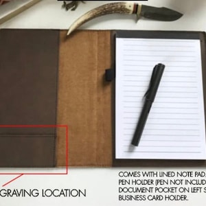 Logo Branded Leather Notebook Corporate Business Workbook Custom ...