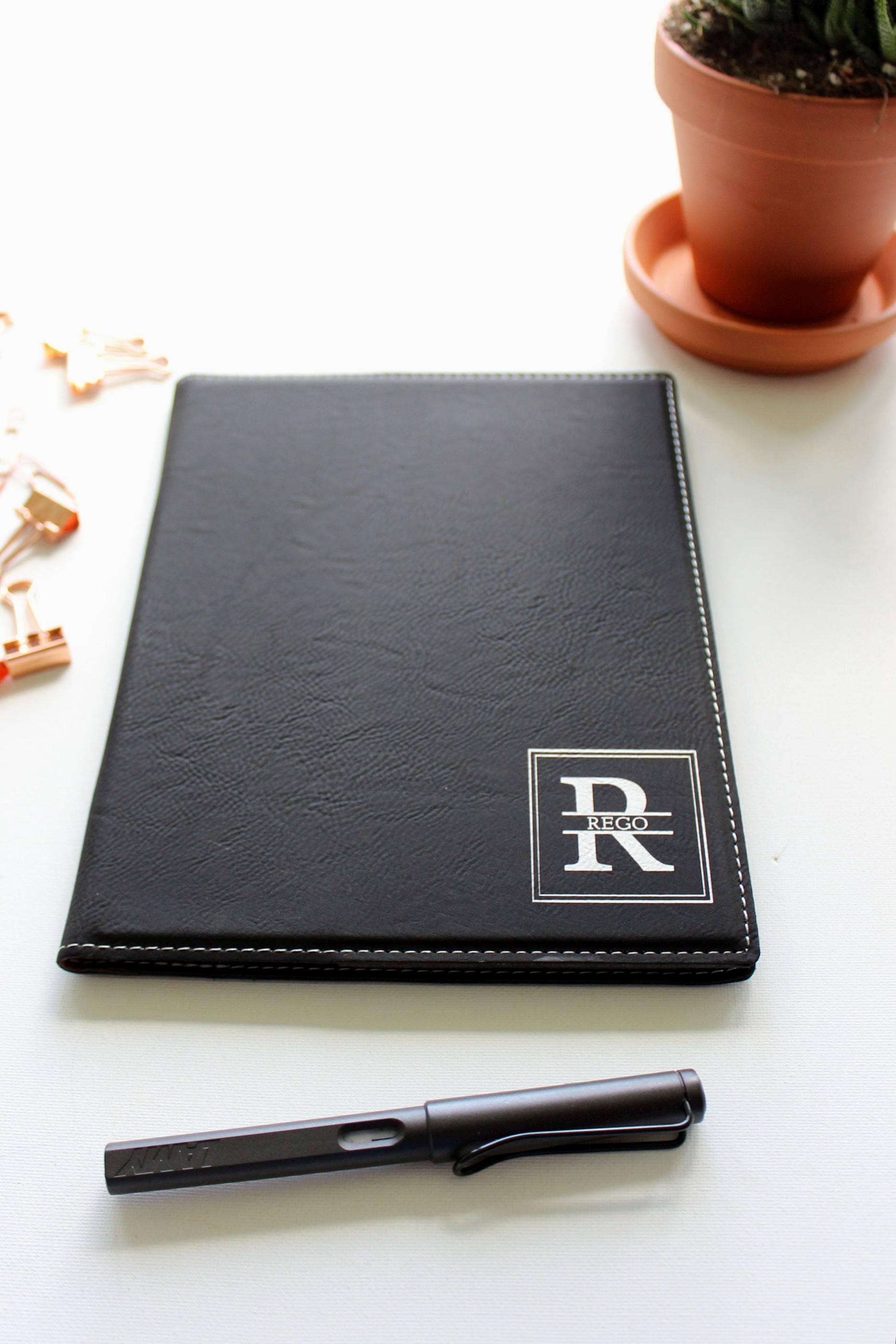 Personalized Portfolio, Custom Engraved Personalized Padfolio ...