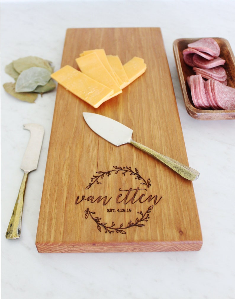 Personalized Cheese Board Wood Cutting Board Serving Tray - Etsy