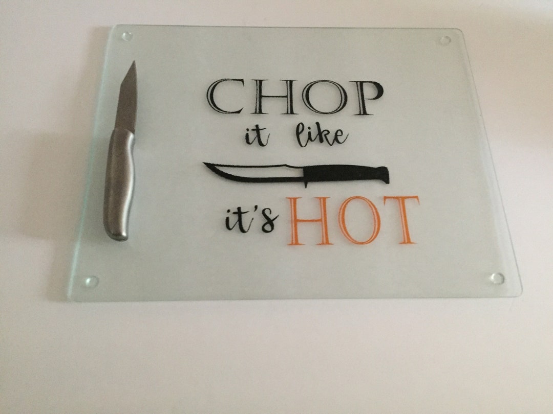 Glass Cutting Board - Etsy