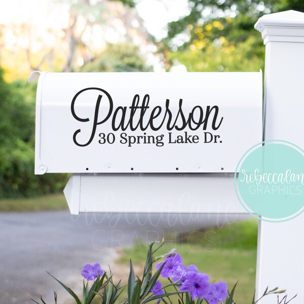 Mailbox Decals - Etsy