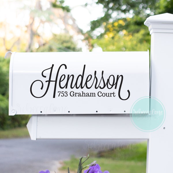 Monogrammed Mailbox - Etsy