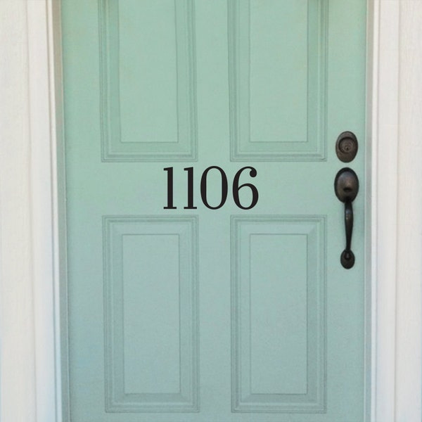 House Number Decal - Etsy