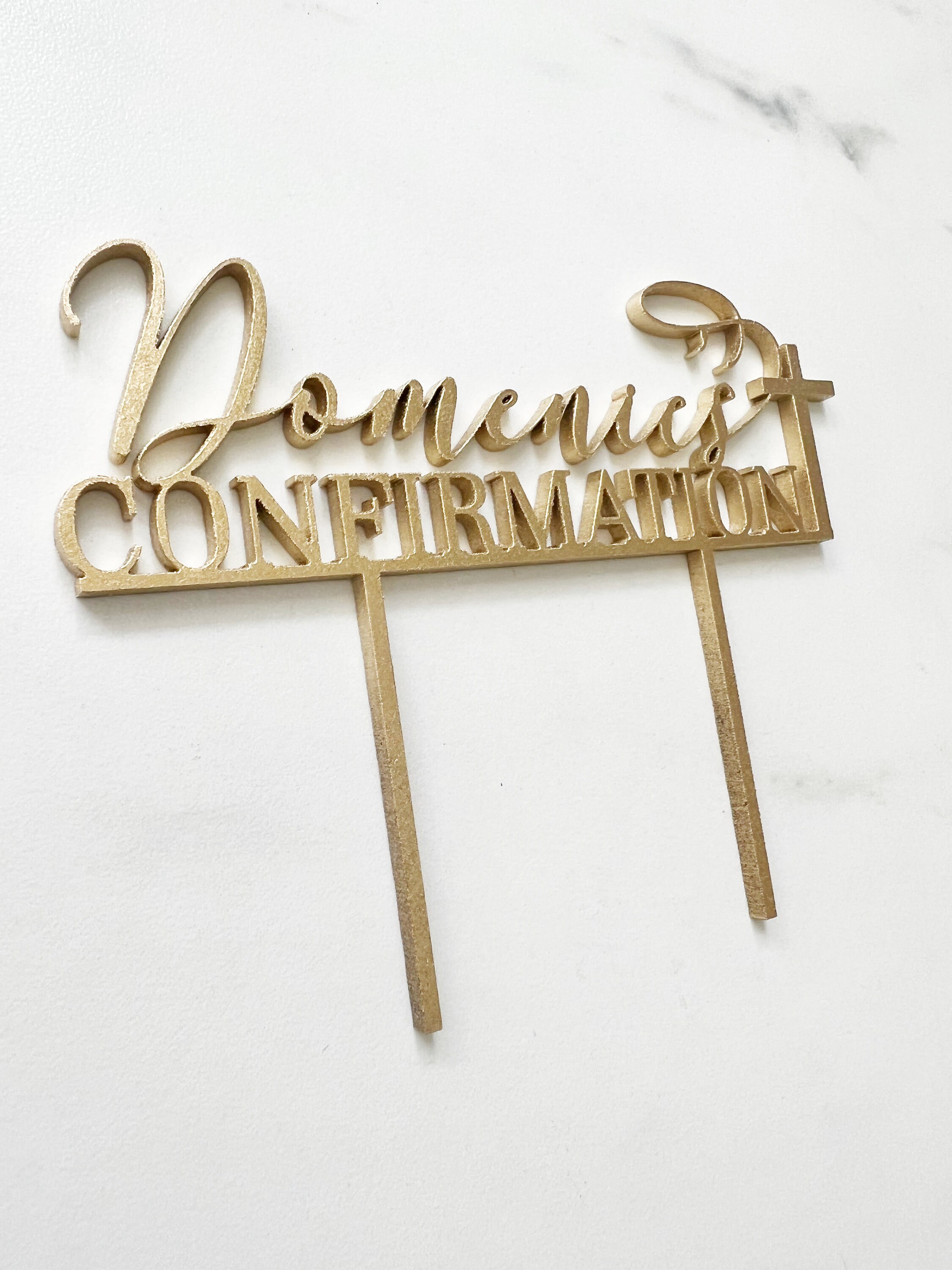 Personalized Confirmation Cake Topper - Etsy