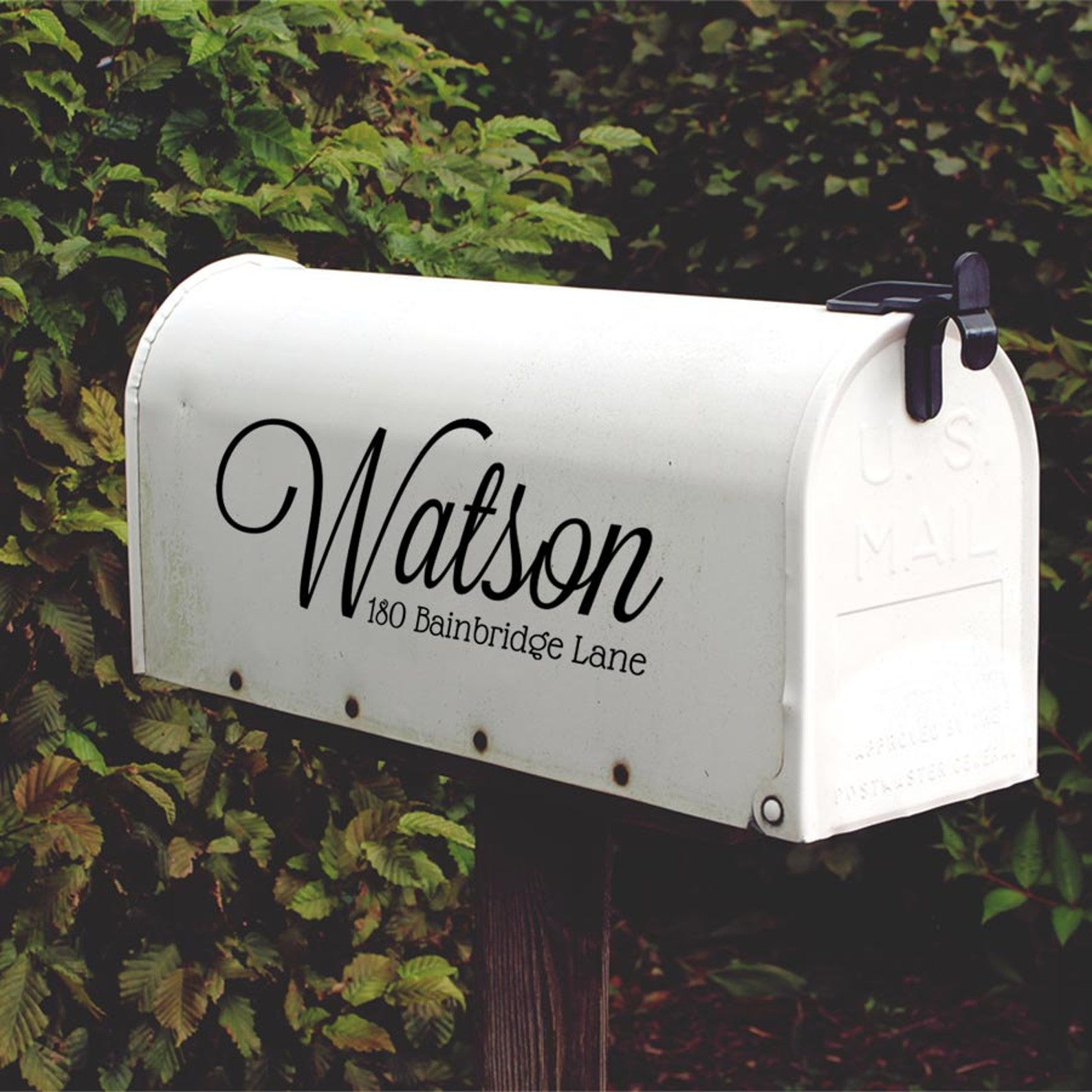 Personalized Mailbox Decal Custom Vinyl House Number Address - Etsy