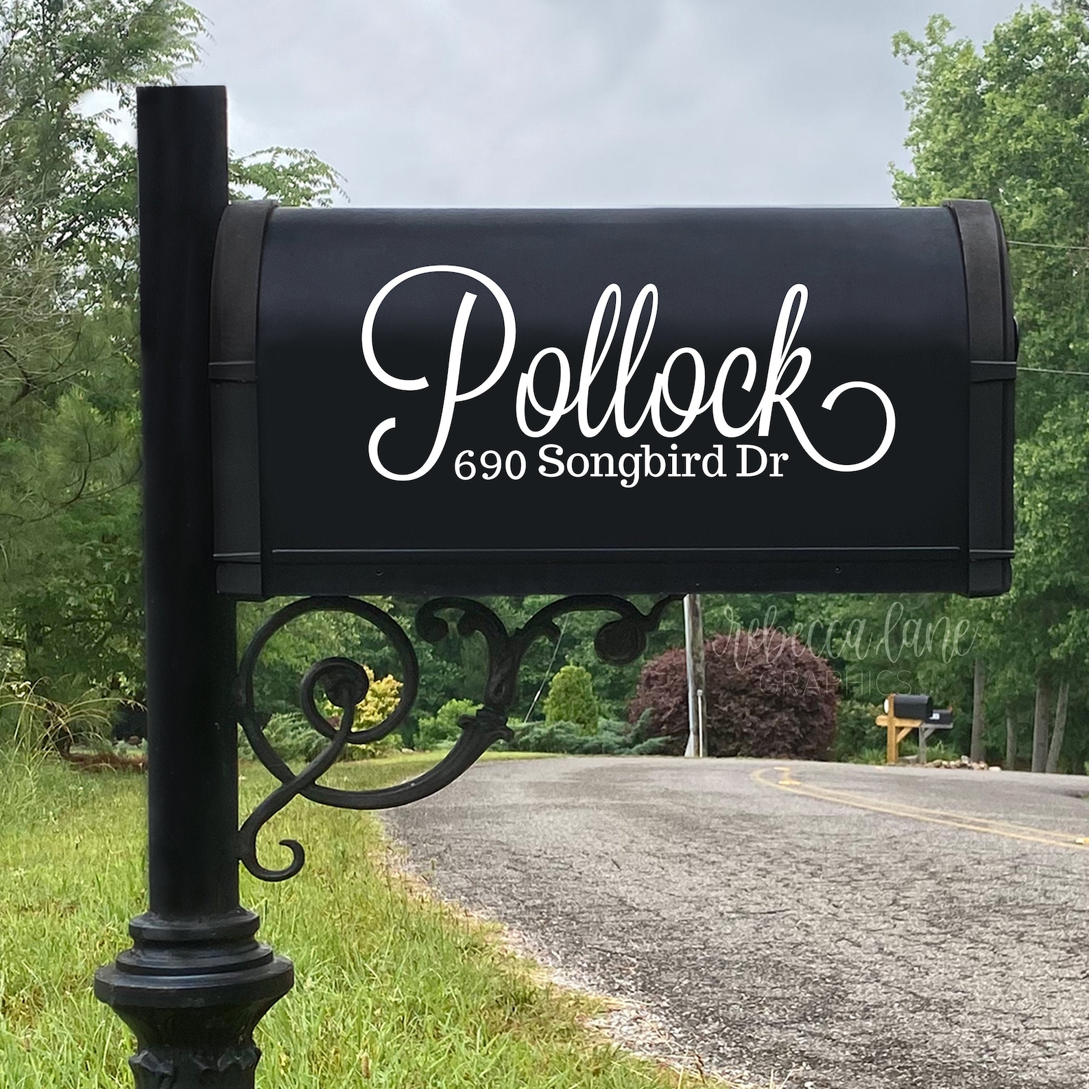 Custom Mailbox Decal Personalized Mailbox Address Sticker - Etsy
