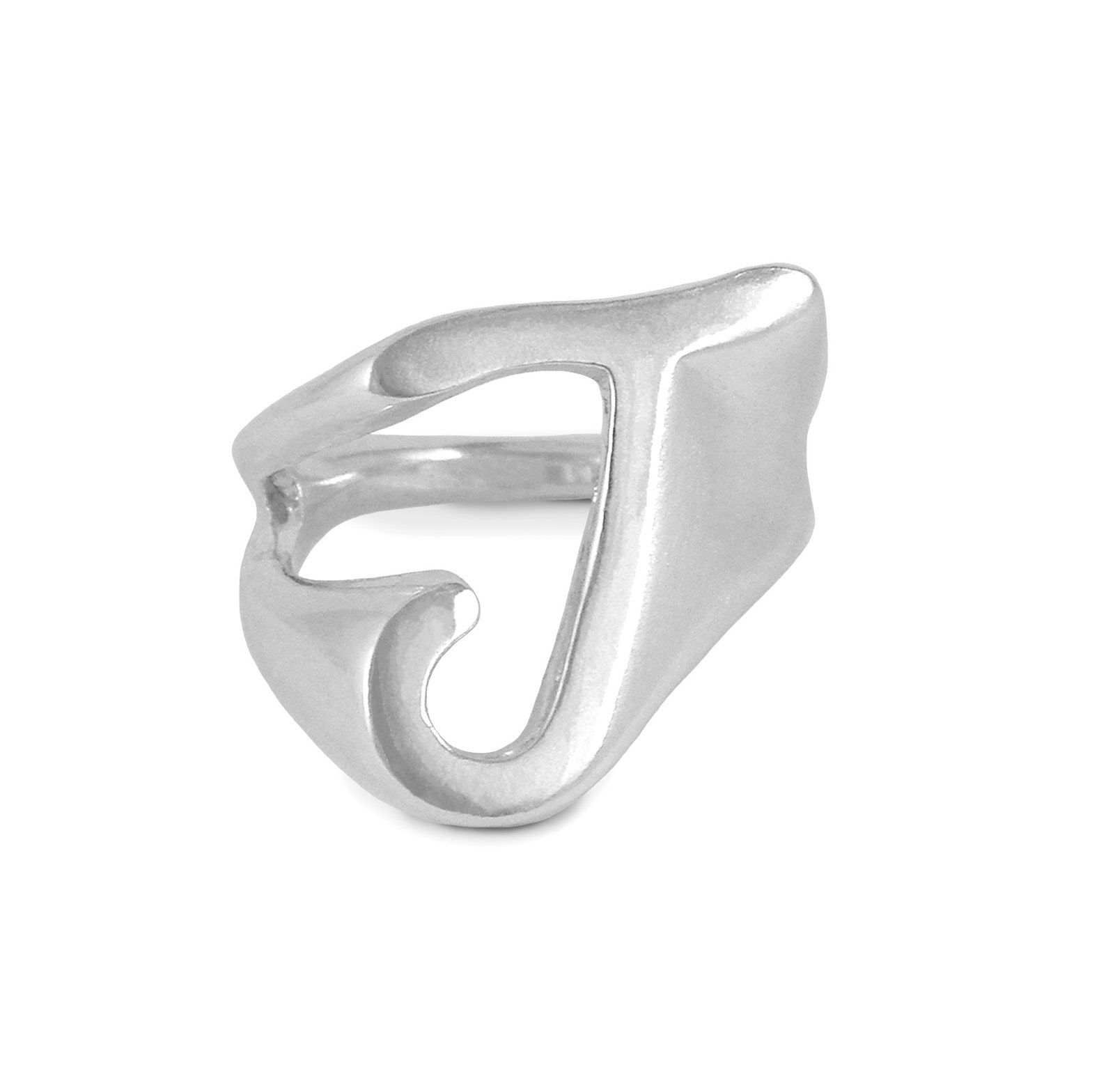 J Ring J Signet Ring Sterling Silver Ring Signet Ring - Etsy