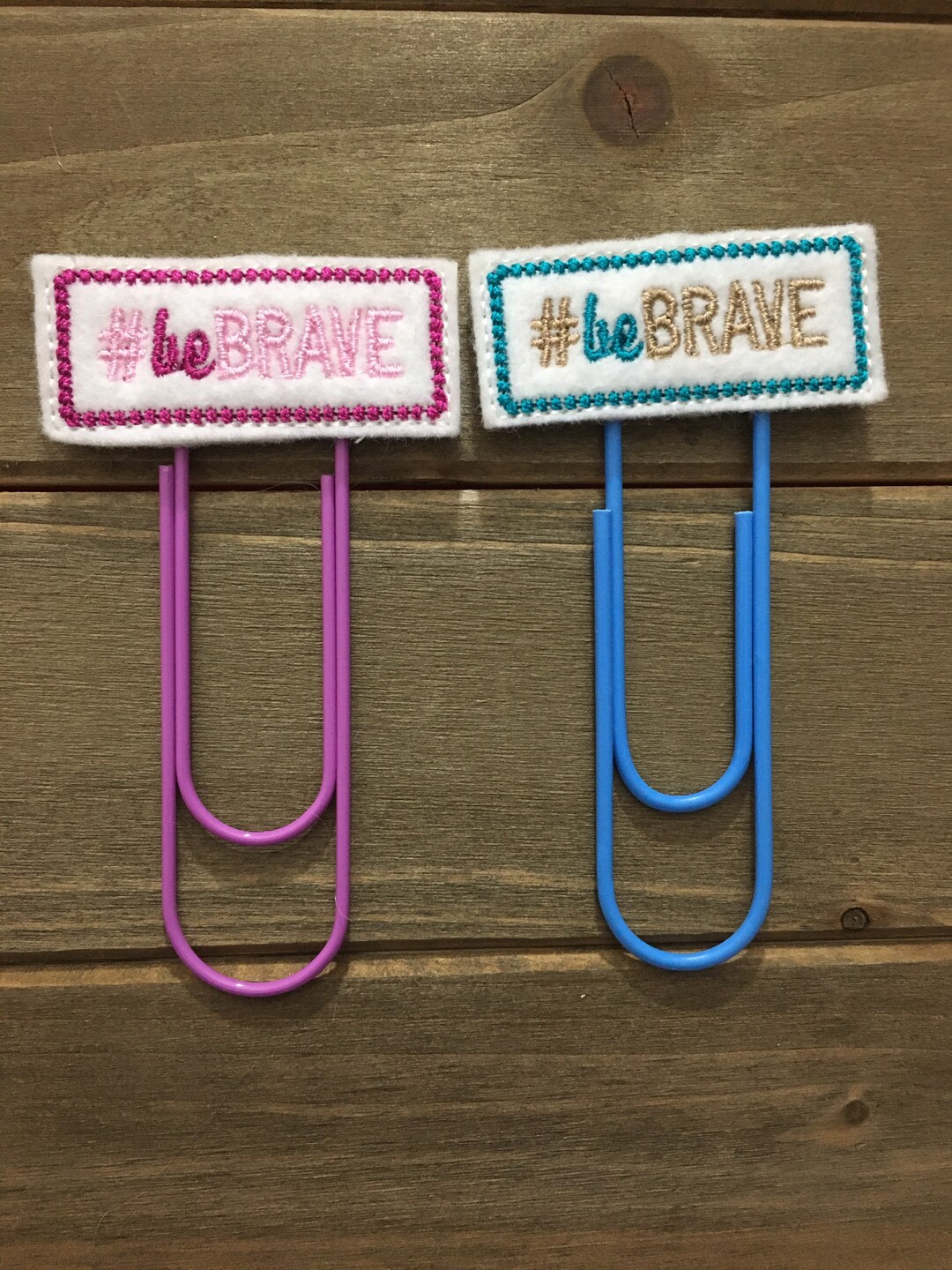 Be Brave Planner Clip, Be Brave Bookmark, Inspirational Planner Clip ...