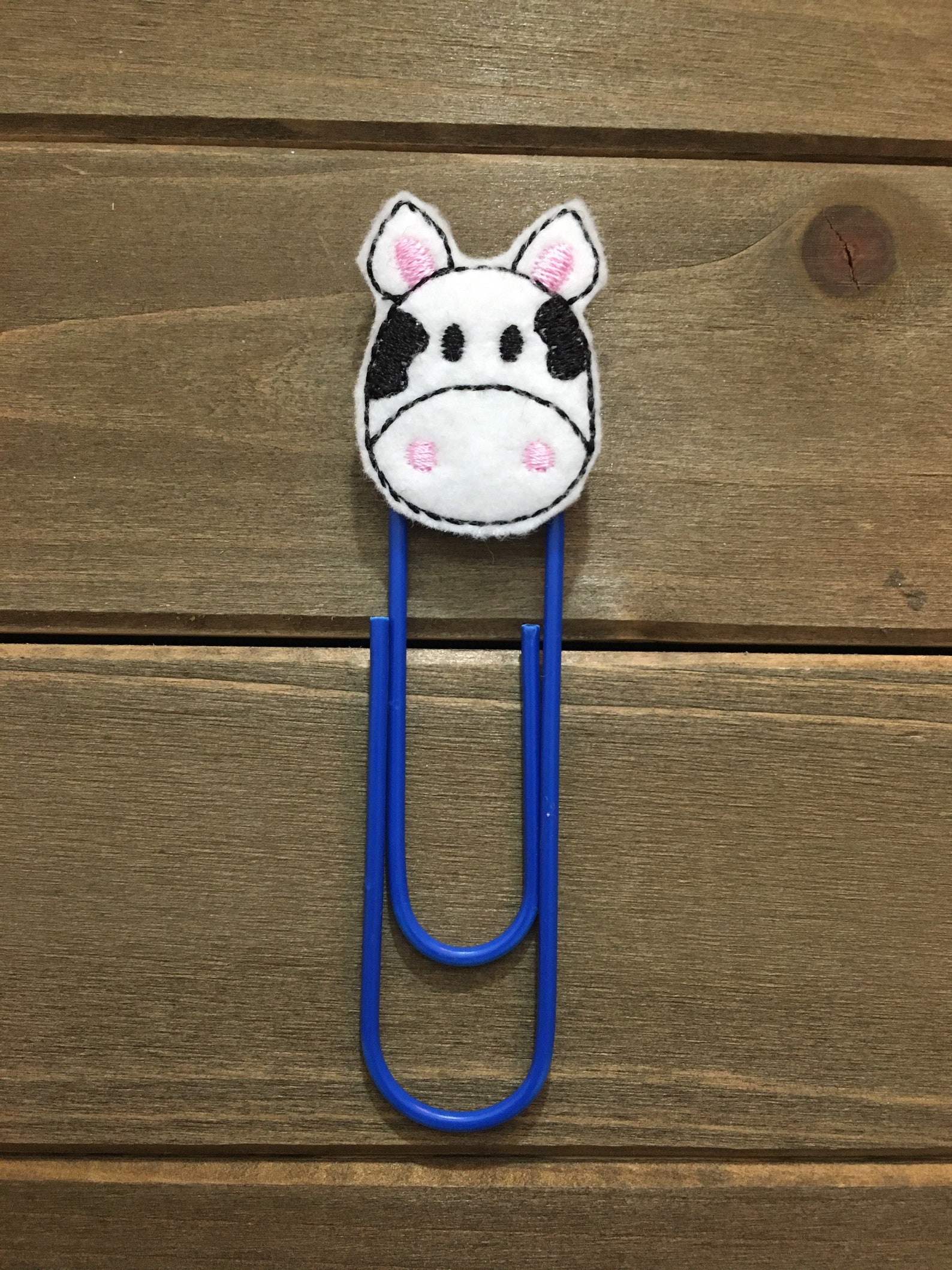 Cow Planner Clip, Cow Bookmark, Cow Planner, Cow Gift, Farm Gift ...