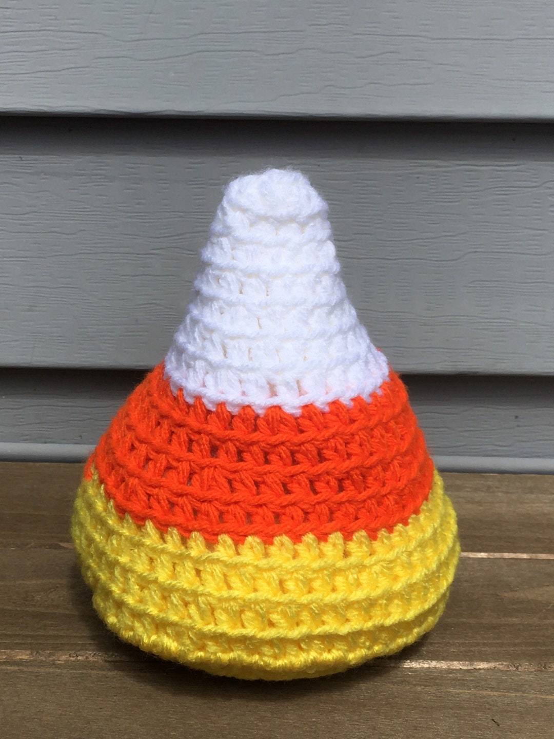 Crochet Candy Corn, Crochet Halloween, Stuffed Candy Corn, Candy Corn ...
