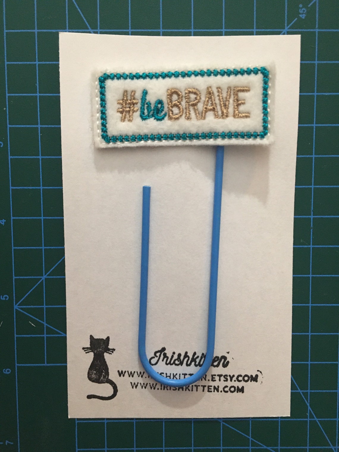 Be Brave Planner Clip, Be Brave Bookmark, Inspirational Planner Clip ...