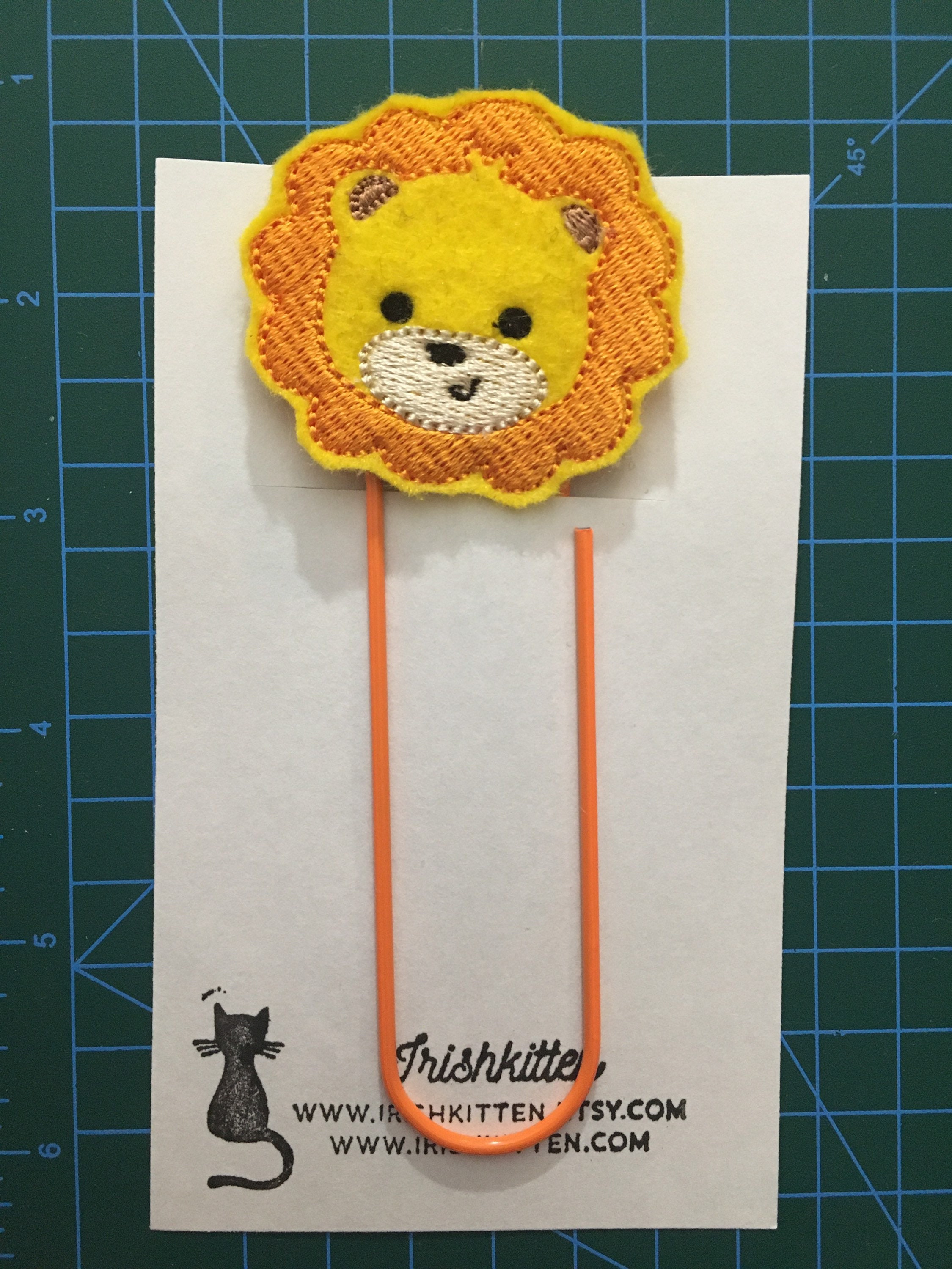 Lion Planner Clip, Lion Bookmark, Lion Planner, Lion Gift - Etsy