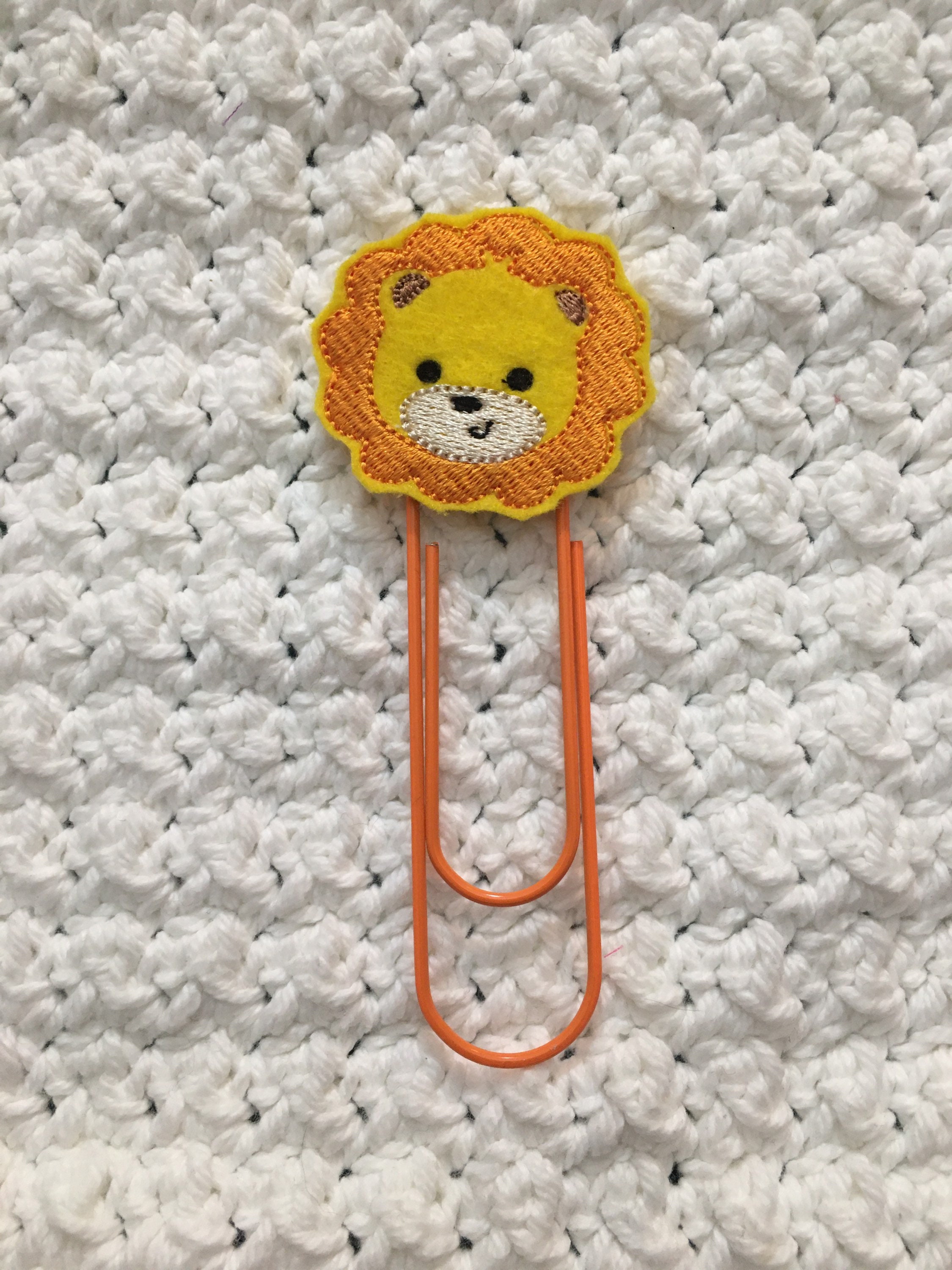 Lion Planner Clip, Lion Bookmark, Lion Planner, Lion Gift - Etsy