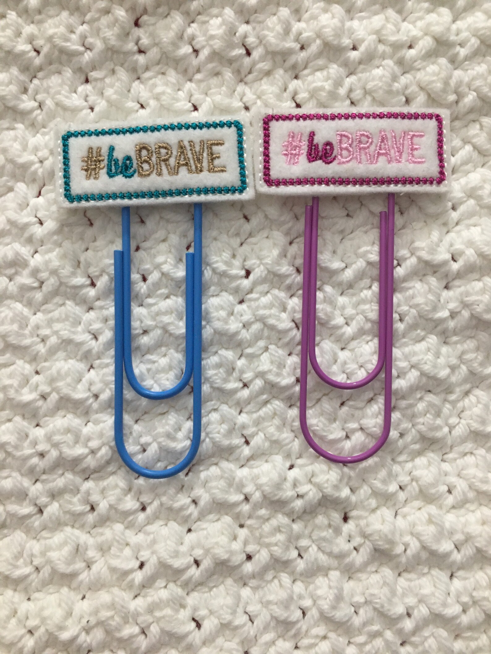 Be Brave Planner Clip, Be Brave Bookmark, Inspirational Planner Clip ...