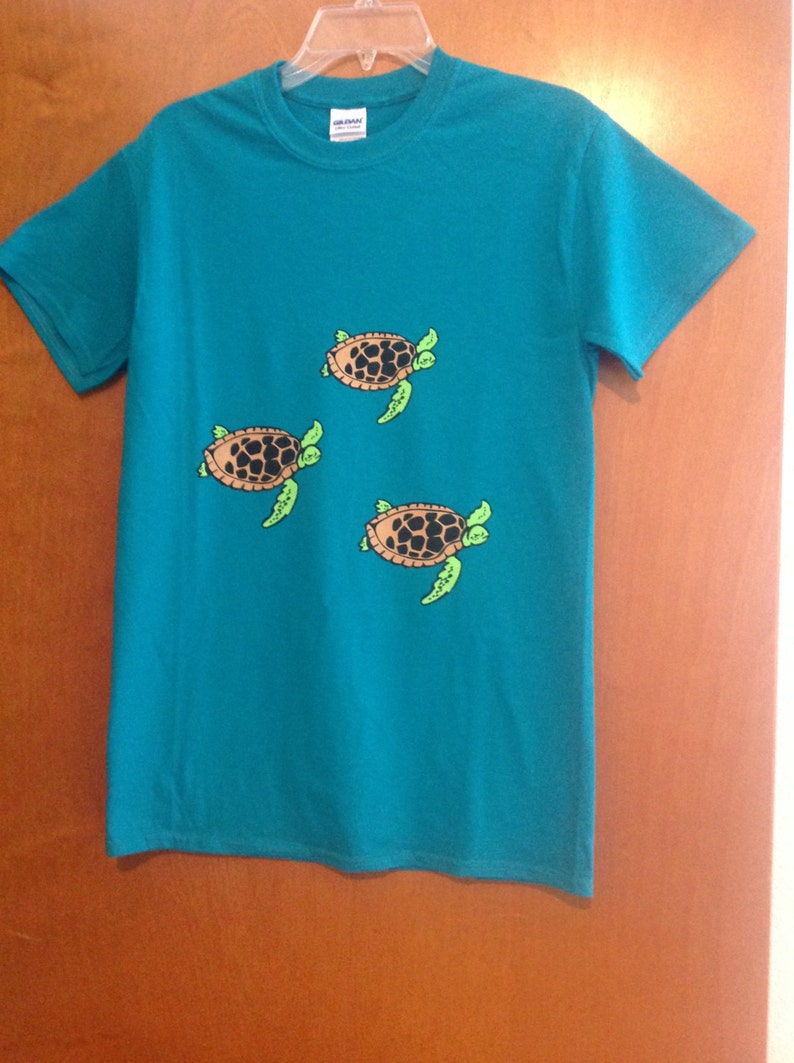 Turtle Shirt for Adults - Etsy