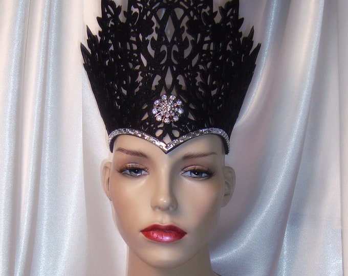 Black Crown, Evil Queen Crown, Queen Ravenna Crown, Regina Crown, Evil ...