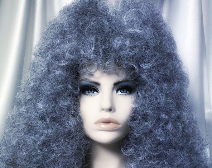 King Louis XIV Wig, Gray Colonial Judge Wig, 17th - 18th Century Wig ...