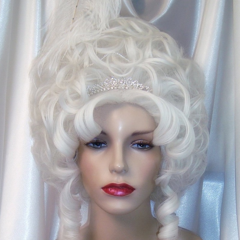 Powdered Wig - Etsy