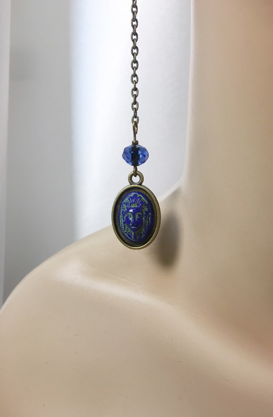 Face Chain Vintage Egyptian Revival Face Chain Max Neiger | Etsy