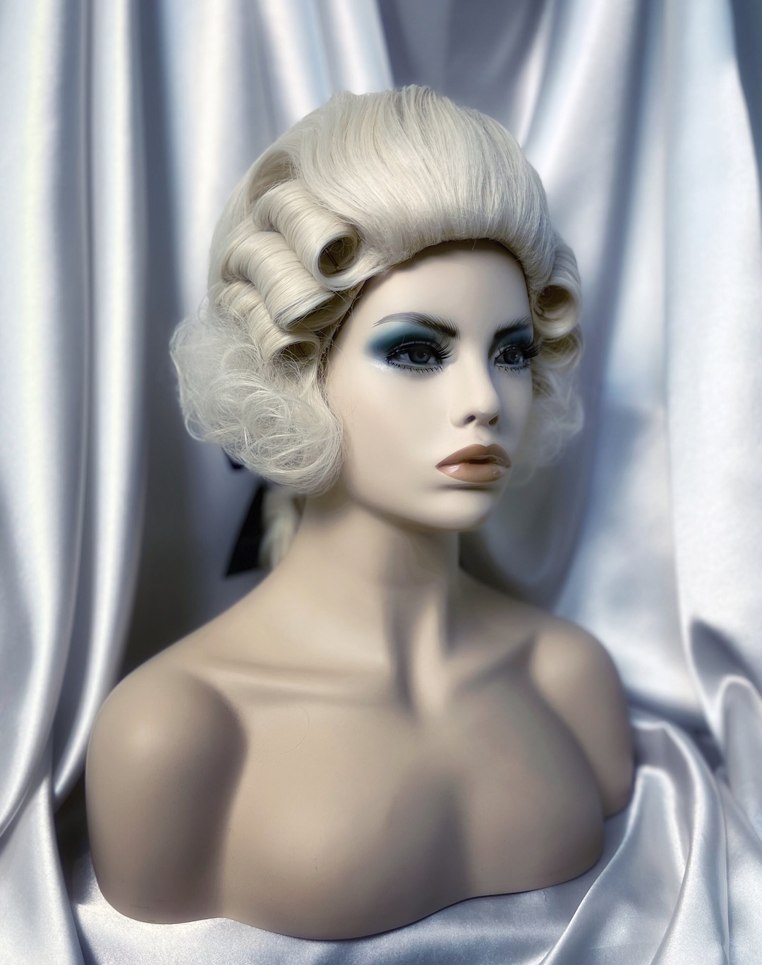King Louis XVI Wig, Blonde Colonial Wig, Unisex Rococo Wig, 17th-18th ...