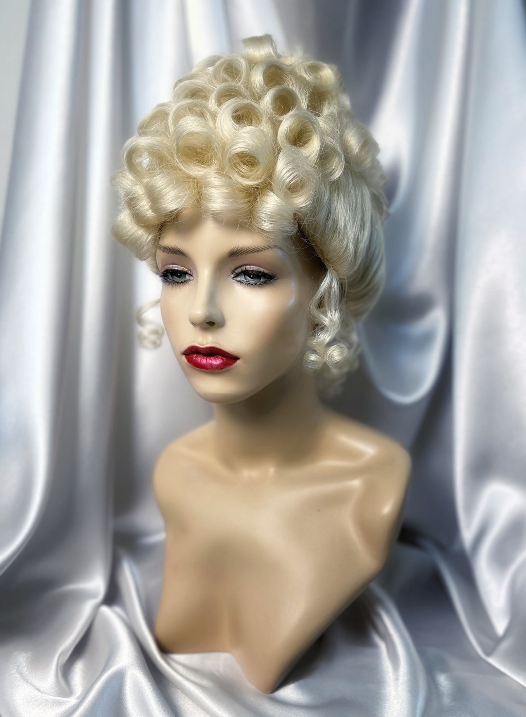 Pale Blonde Gibson Girl Wig, Cinderella Wig, Victorian Wig, 1890s Wig ...