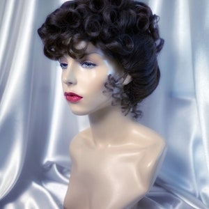 Brown Gibson Girl Wig, Victorian Era Wig, Edwardian Era Wig, 1890s Era ...