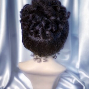 Brown Gibson Girl Wig, Victorian Era Wig, Edwardian Era Wig, 1890s Era ...