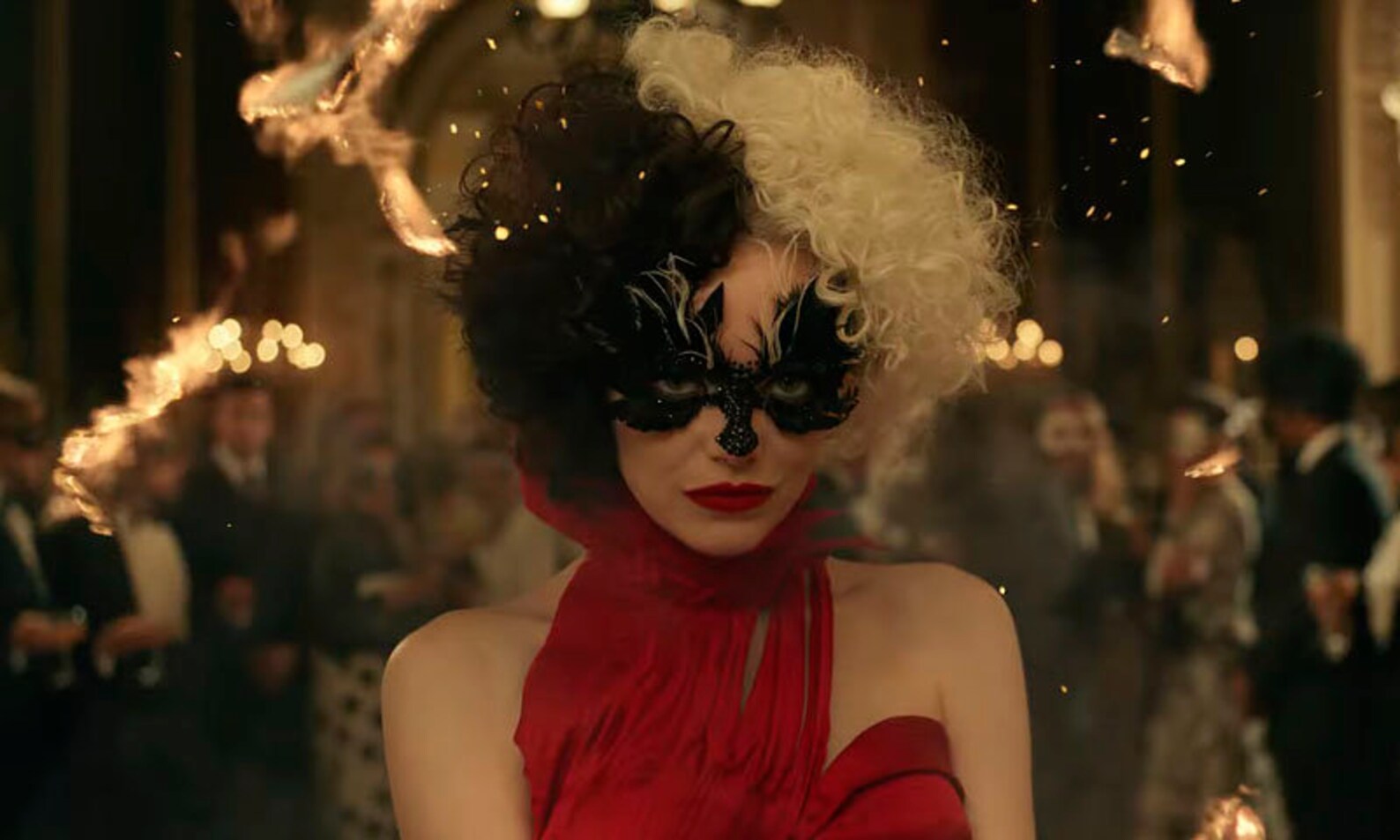 Cruella 2021 Wig and Mask Set Cruella De Vil Wig Cruella De - Etsy