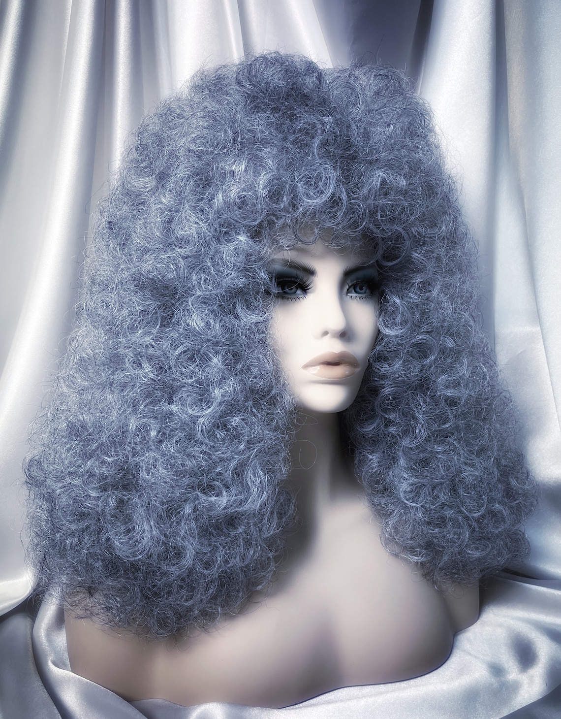 King Louis XIV Wig, Gray Colonial Judge Wig, 17th - 18th Century Wig ...