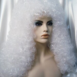 King Louis XIV Wig, White Colonial Judge Wig, Unisex Rococo Wig, 17th ...