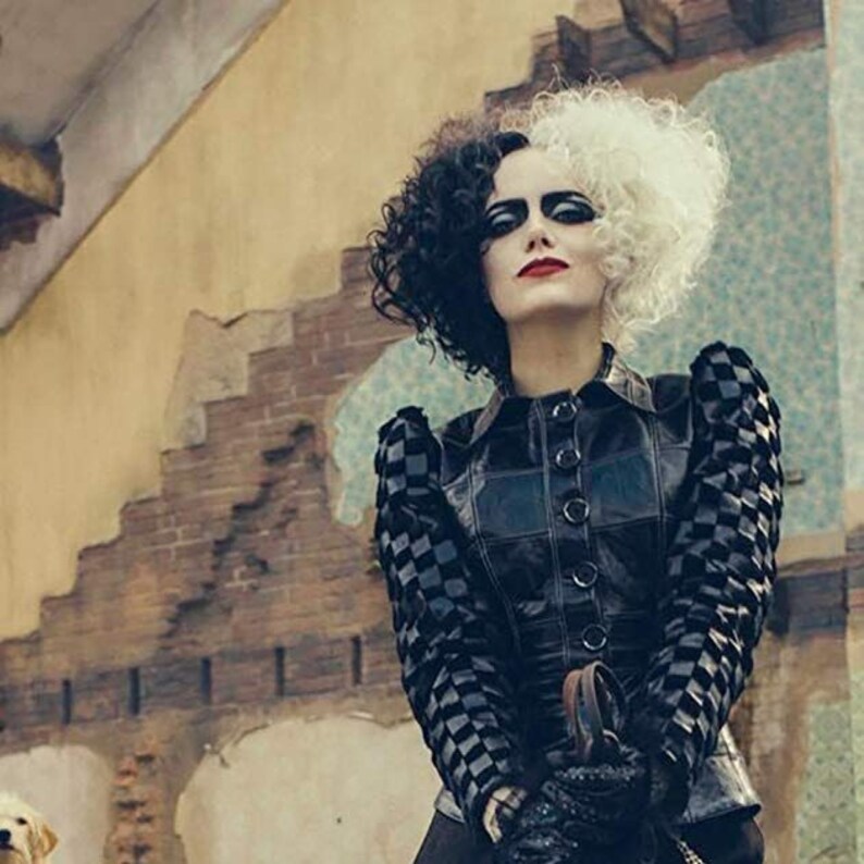 Cruella 2021 Wig and Mask Set Cruella De Vil Wig Cruella De - Etsy