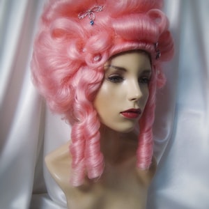 Marie Antoinette Wig, Taylor Swift Bejeweled Wig, Pink Rococo Style Wig ...