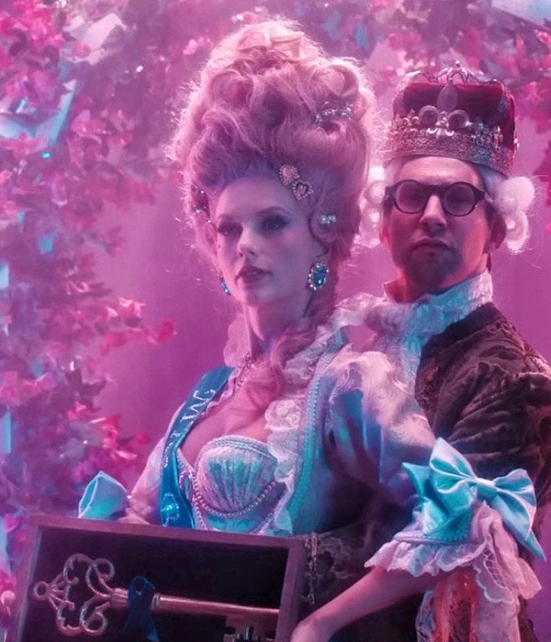 Marie Antoinette Wig Taylor Swift Bejeweled Wig Pink Rococo - Etsy