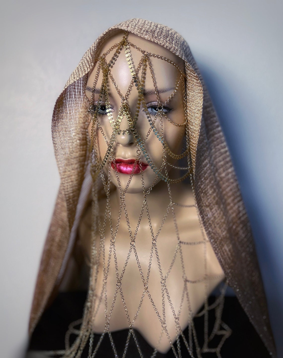 Dune Lady Jessica Collar and Headpiece, Lady Jessica Chain Costume ...