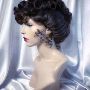 Brown Gibson Girl Wig, Victorian Era Wig, Edwardian Era Wig, 1890s Era ...
