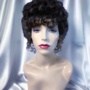 Brown Gibson Girl Wig, Victorian Era Wig, Edwardian Era Wig, 1890s Era ...