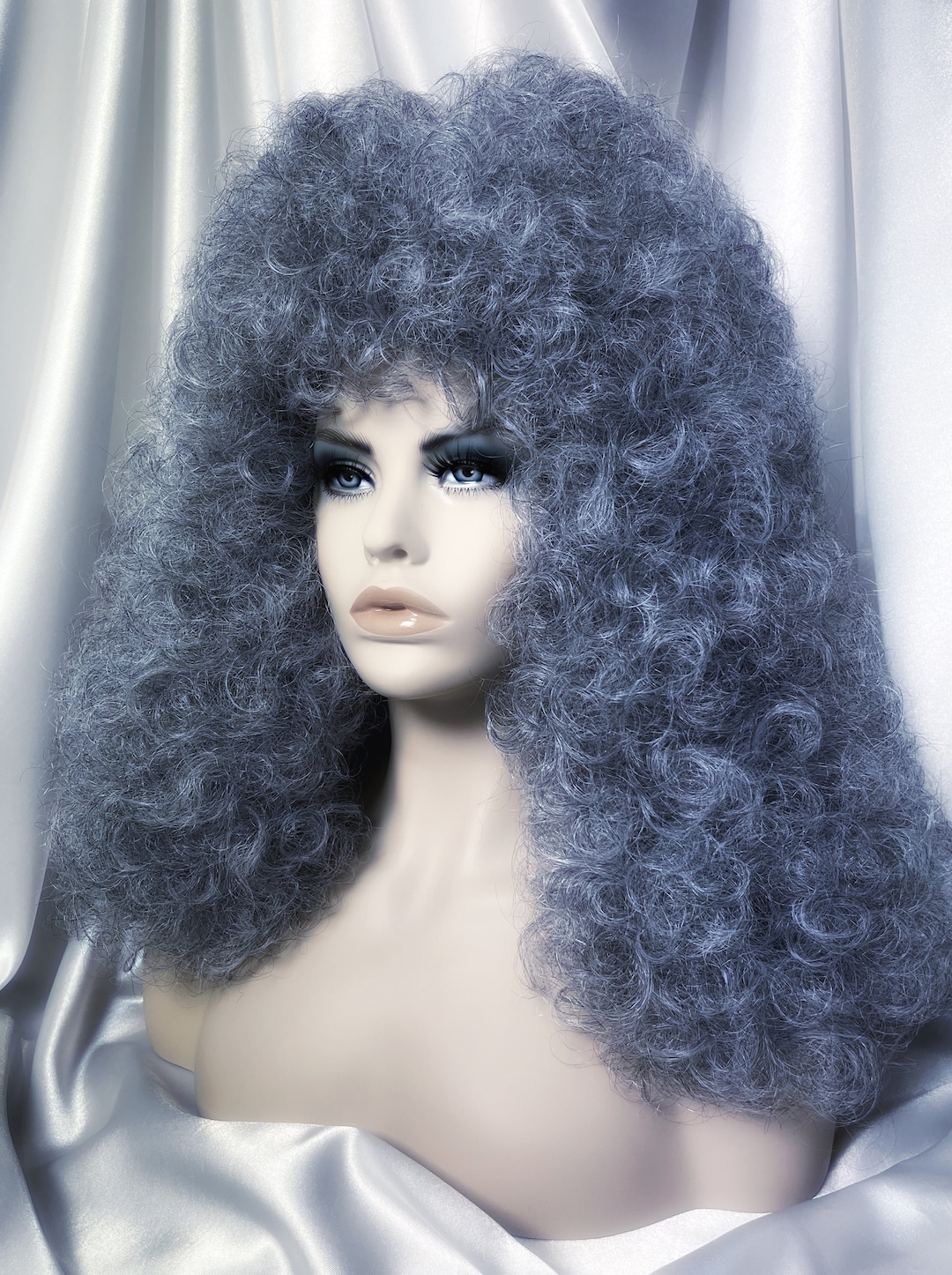 King Louis XIV Wig, Gray Colonial Judge Wig, 17th 18th Century Wig ...