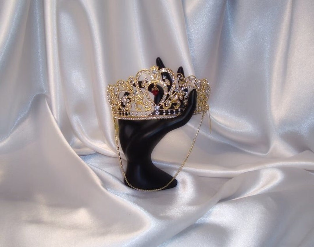 Gold Crown, Queen of Hearts Crown, Queen Crown - Etsy
