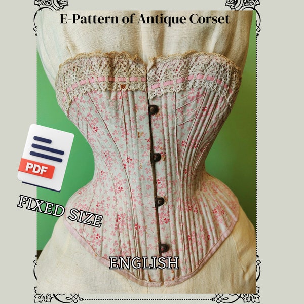 Edwardian Corset - Etsy UK
