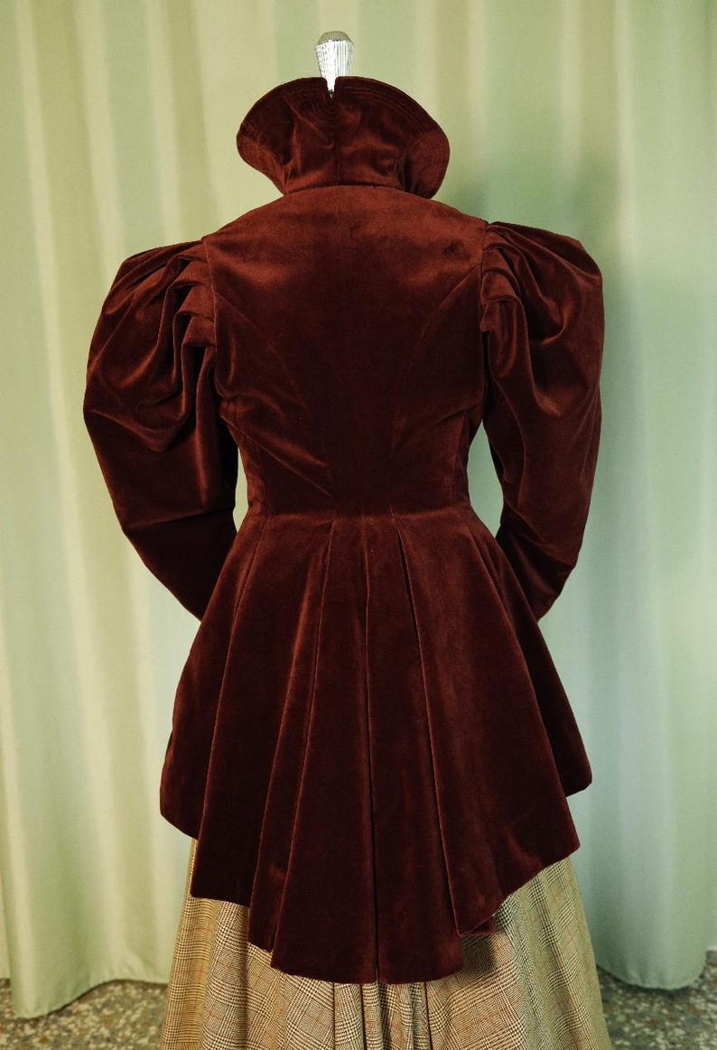 1890s Velvet Jacket Pattern PDF, Victorian Style Sewing Tutorial ...