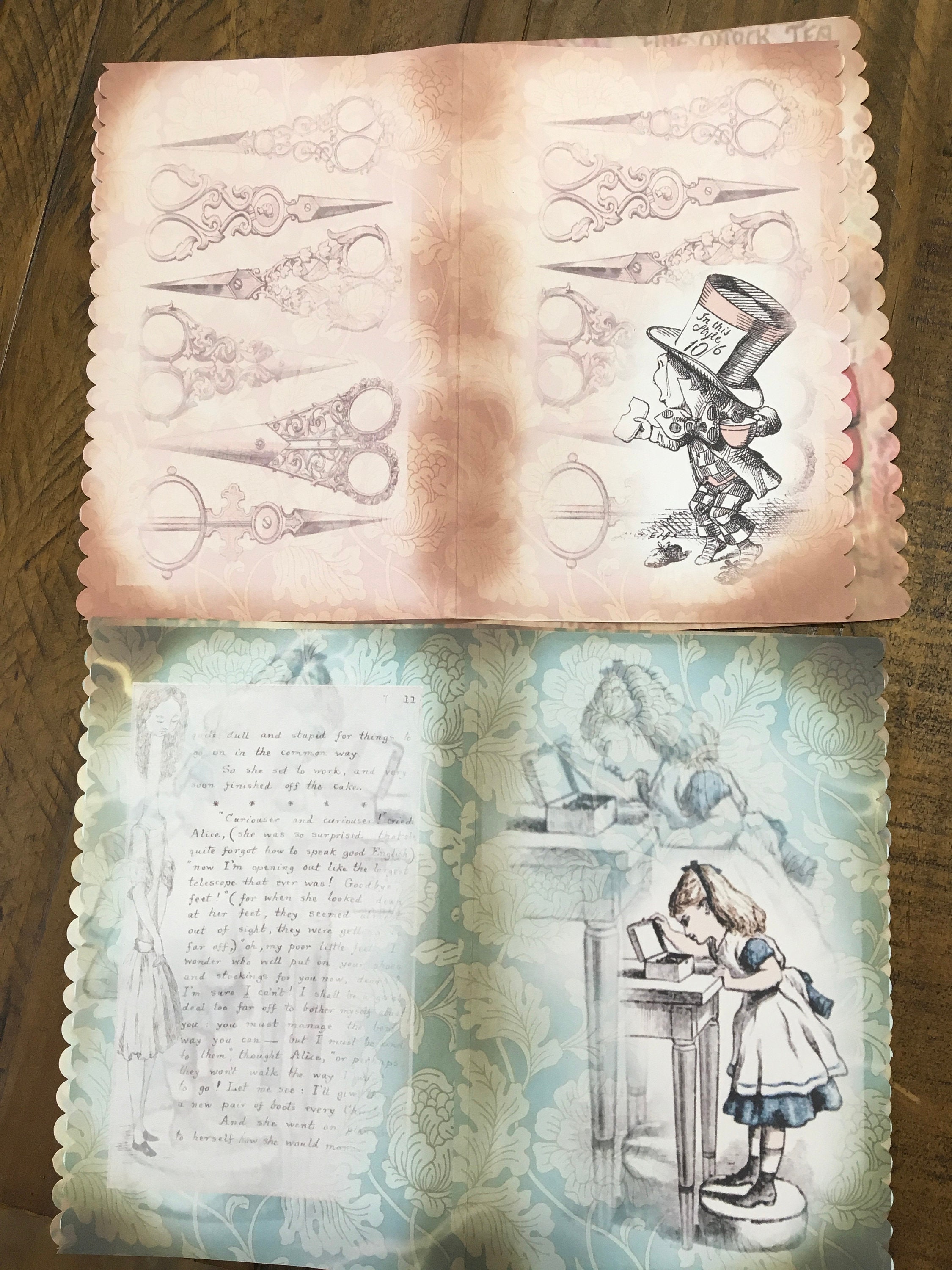 Alice vintage pages | Etsy