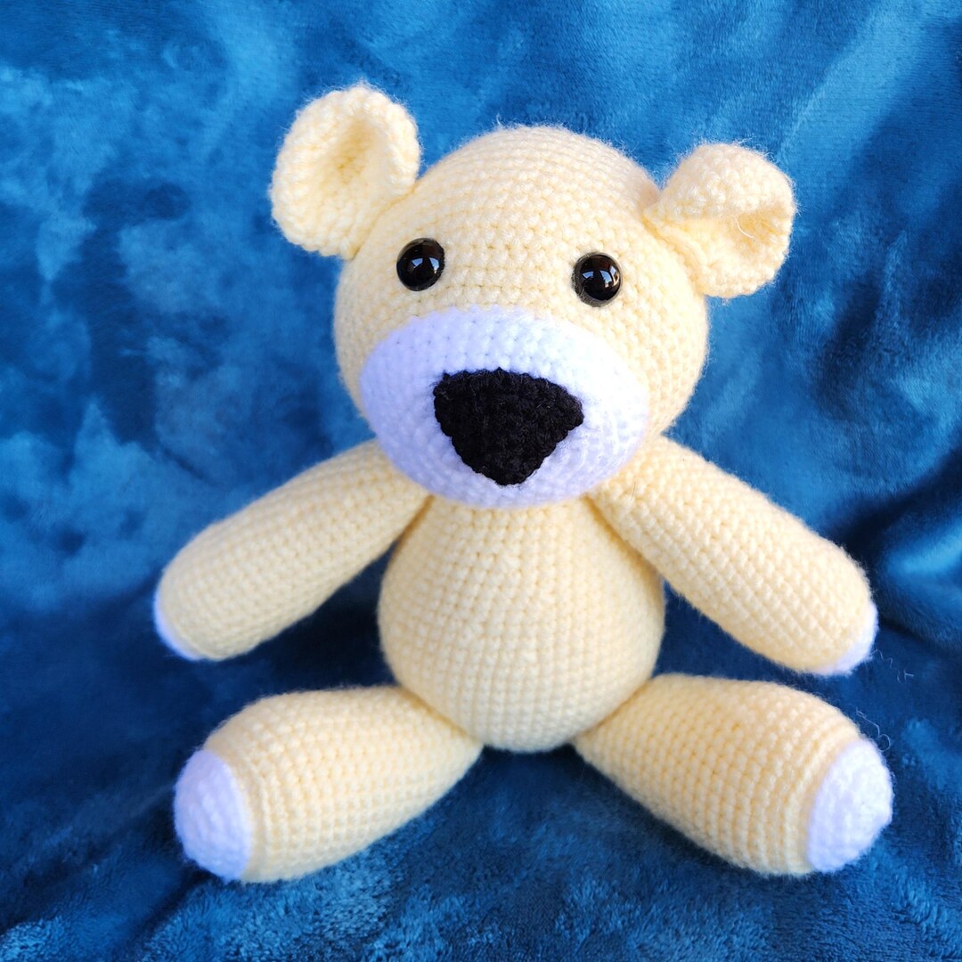 Handmade Crochet Bear Stuffie Baby Shower Gift Soft and Snuggly ...